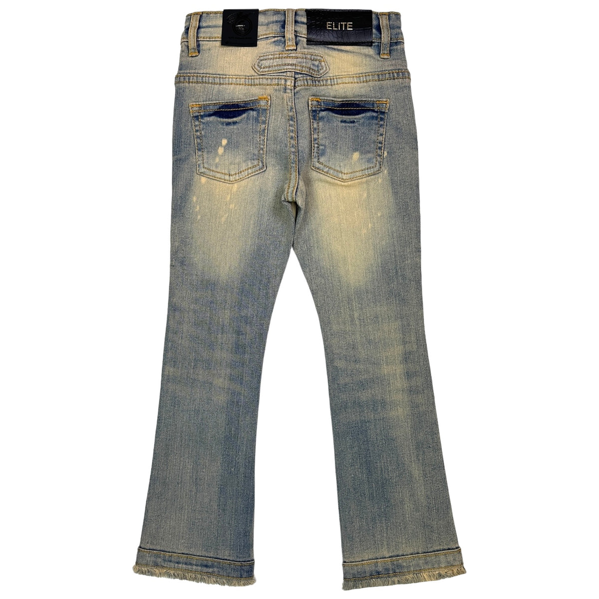 Vintage Splash Premium Kids Stack Jeans | Premium Designer Clothing
